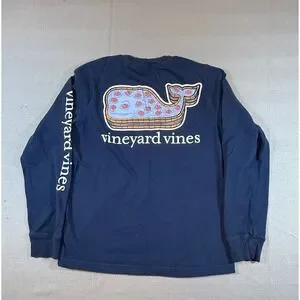 Vineyard Vines | Shirts & Tops | Vineyard Vines Boys Small Navy Blue ...